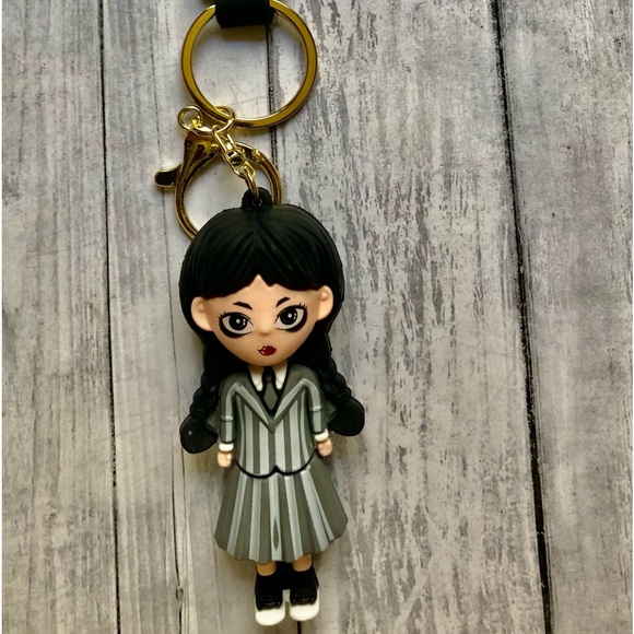 Other | Wednesday Addams Family 3d Keychain | Poshmark